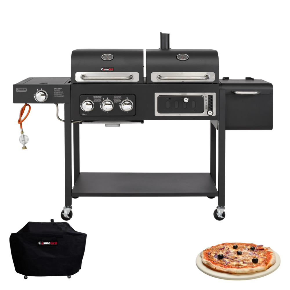 Essential DUO Dual Fuel BBQ Bundle | Hybrid Charcoal & Gas