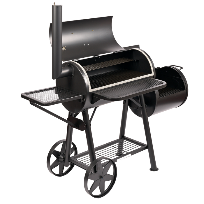 XXXL Charcoal Barrel BBQ with Smoker