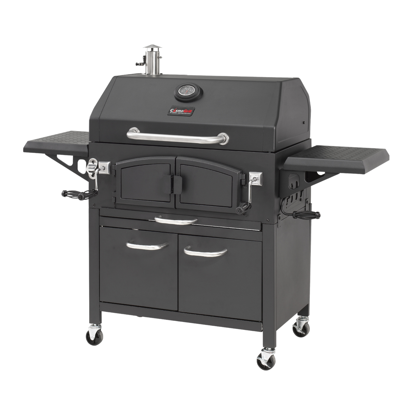 Ignis Smoker Charcoal BBQ | Large Adjustable Cooking