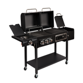 CosmoGrill Duo Dual Fuel BBQ | Gas & Charcoal BBQ