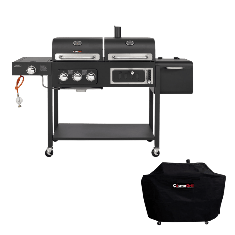 CosmoGrill Duo Dual Fuel BBQ | Gas & Charcoal BBQ