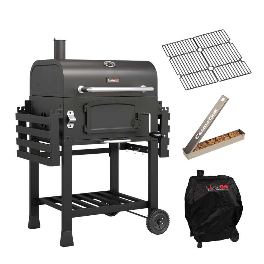 XL BBQ Starter Kit – Charcoal BBQ and Accessories Ultimate Combo