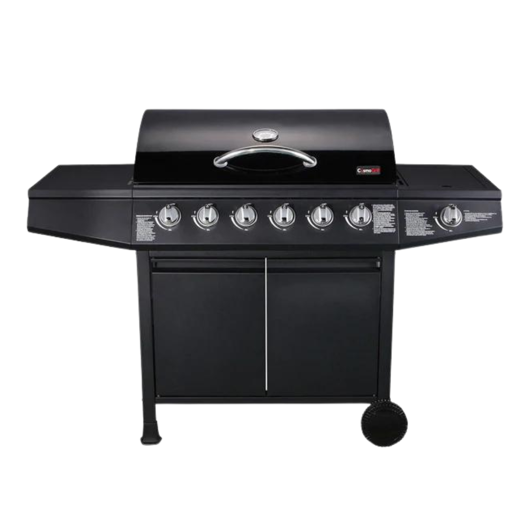 CosmoGrill Original Gas BBQ 6 Burner with Side Burner