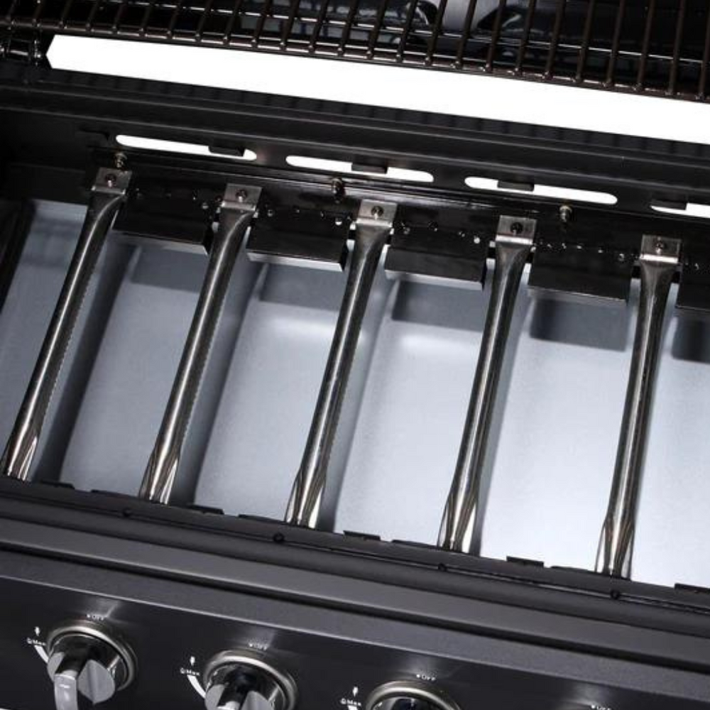 CosmoGrill Original Gas BBQ 6 Burner with Side Burner